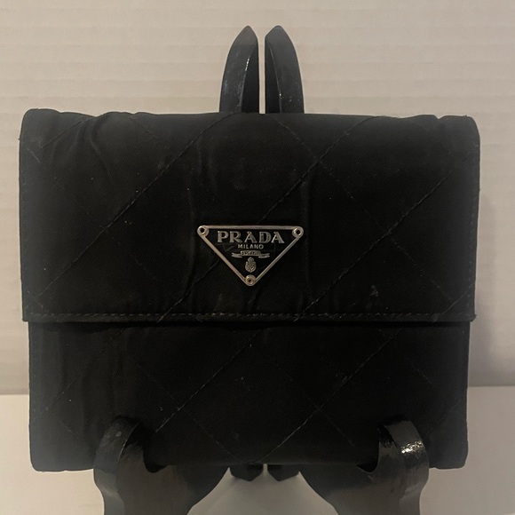 Prada | Bags | Prada Quilted Nylon Trifold Wallet | Poshmark